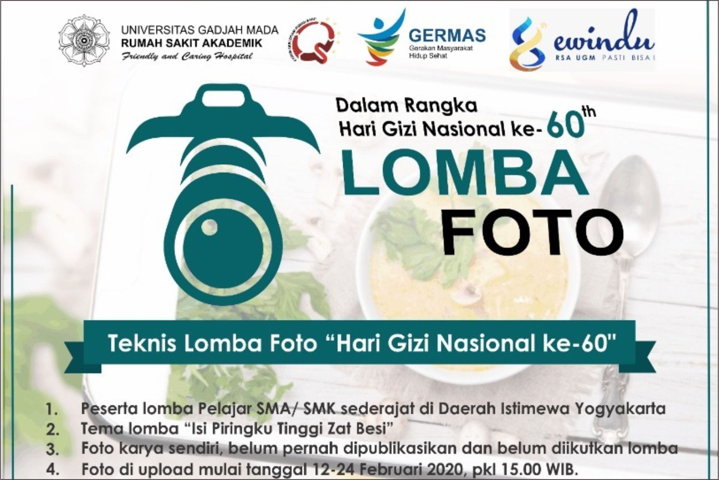 Lomba Foto Dalam Rangka Hari Gizi Nasional Ke 60 Tahun | Rumah Sakit ...
