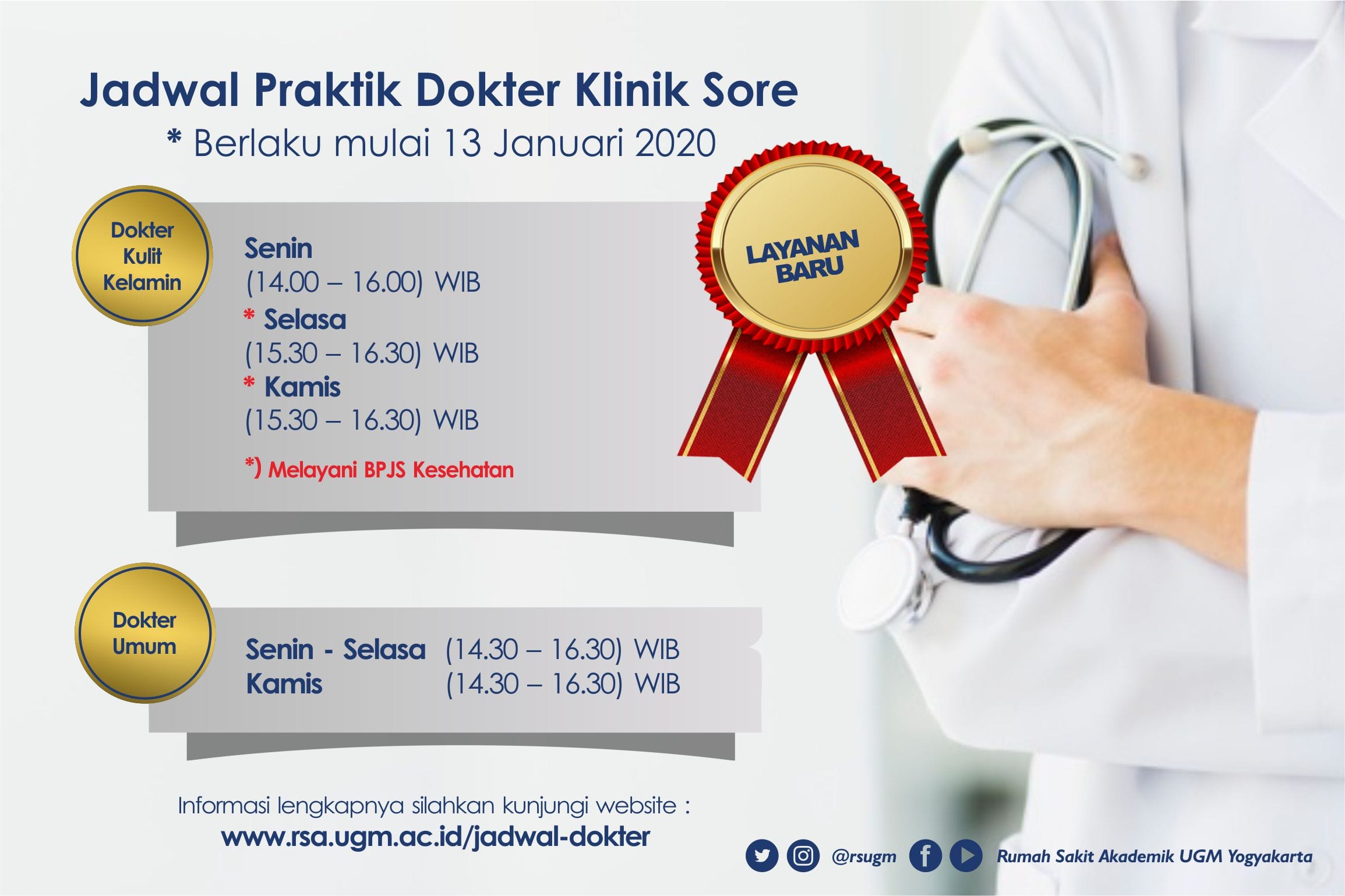 Jadwal Praktik Dokter Klinik Sore Rumah Sakit Akademik Universitas ...