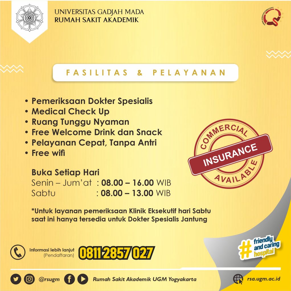 Klinik Eksekutif RSA UGM | Rumah Sakit Akademik UGM